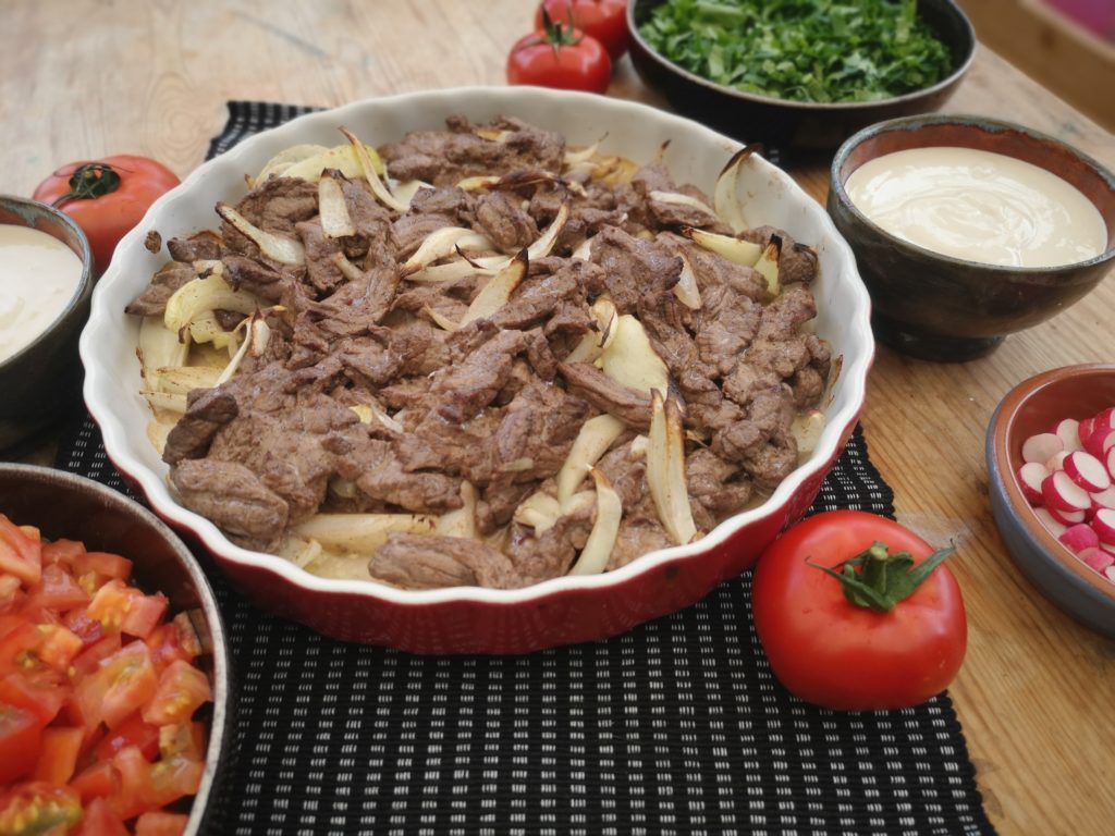 Chawarma libanais - recette du chawarma viande - Ma Cuisine Libanaise